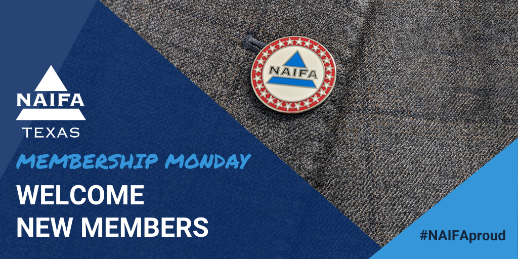 Welcome New NAIFA-Texas Members